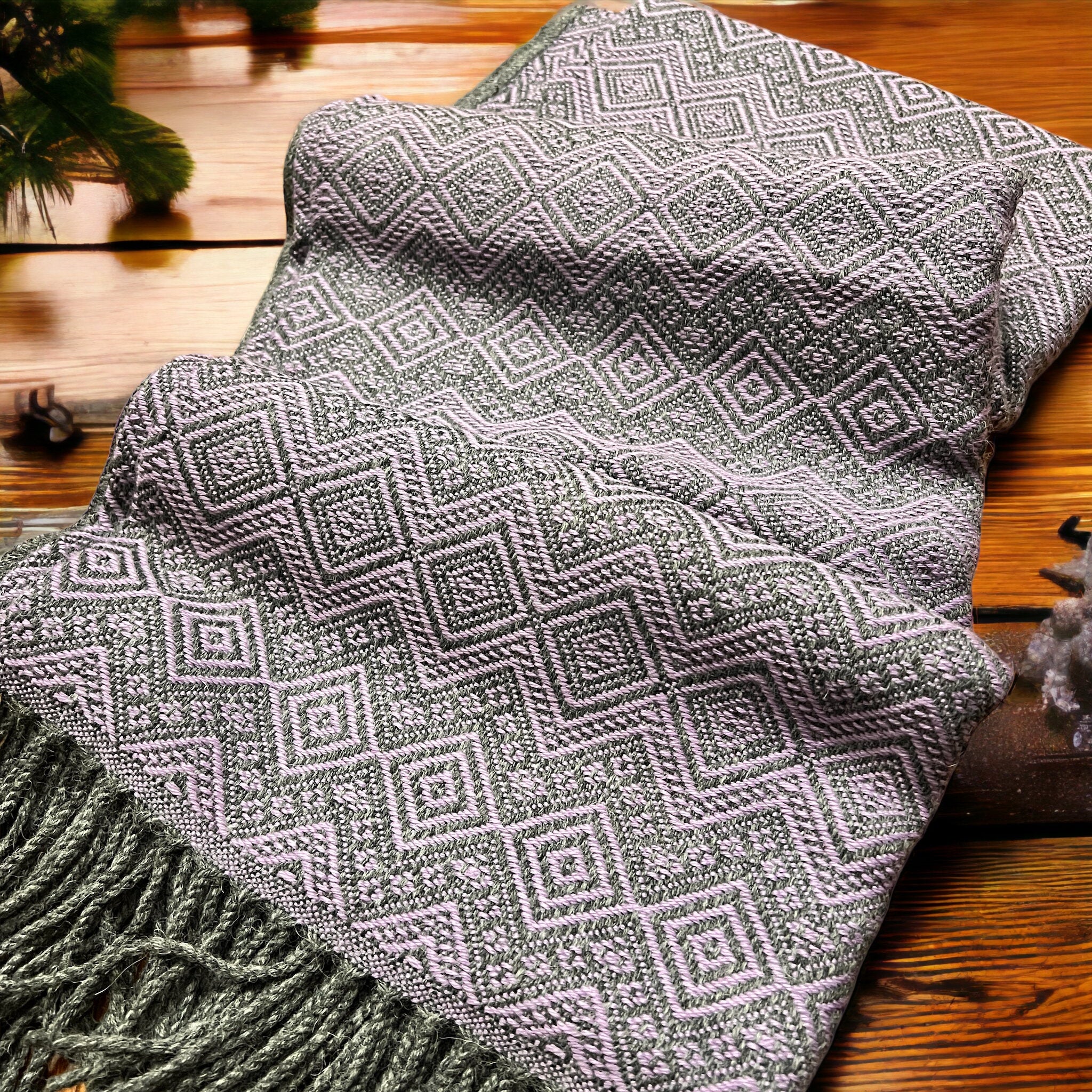 Royal Purple Alpaca blanket hand-loomed in the Andes of Peru – Peruvian ...