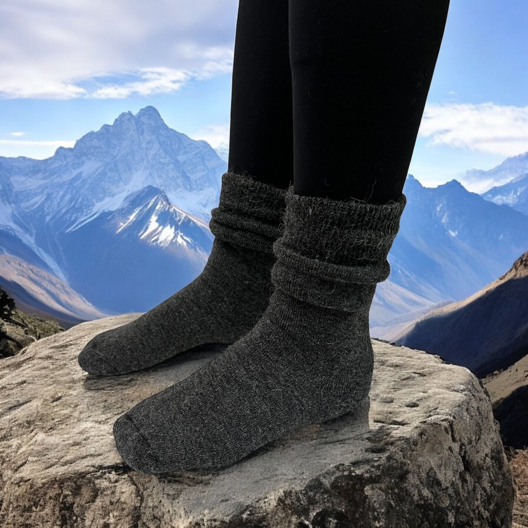 PacaTrek Luxury THERAPEUTIC Baby Alpaca socks by Peruvian Accent